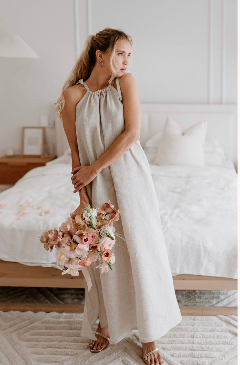 Halsey Halter neck Dress Sweet Peas Handmade Halsey Halter neck Dress Sweet Peas Handmade