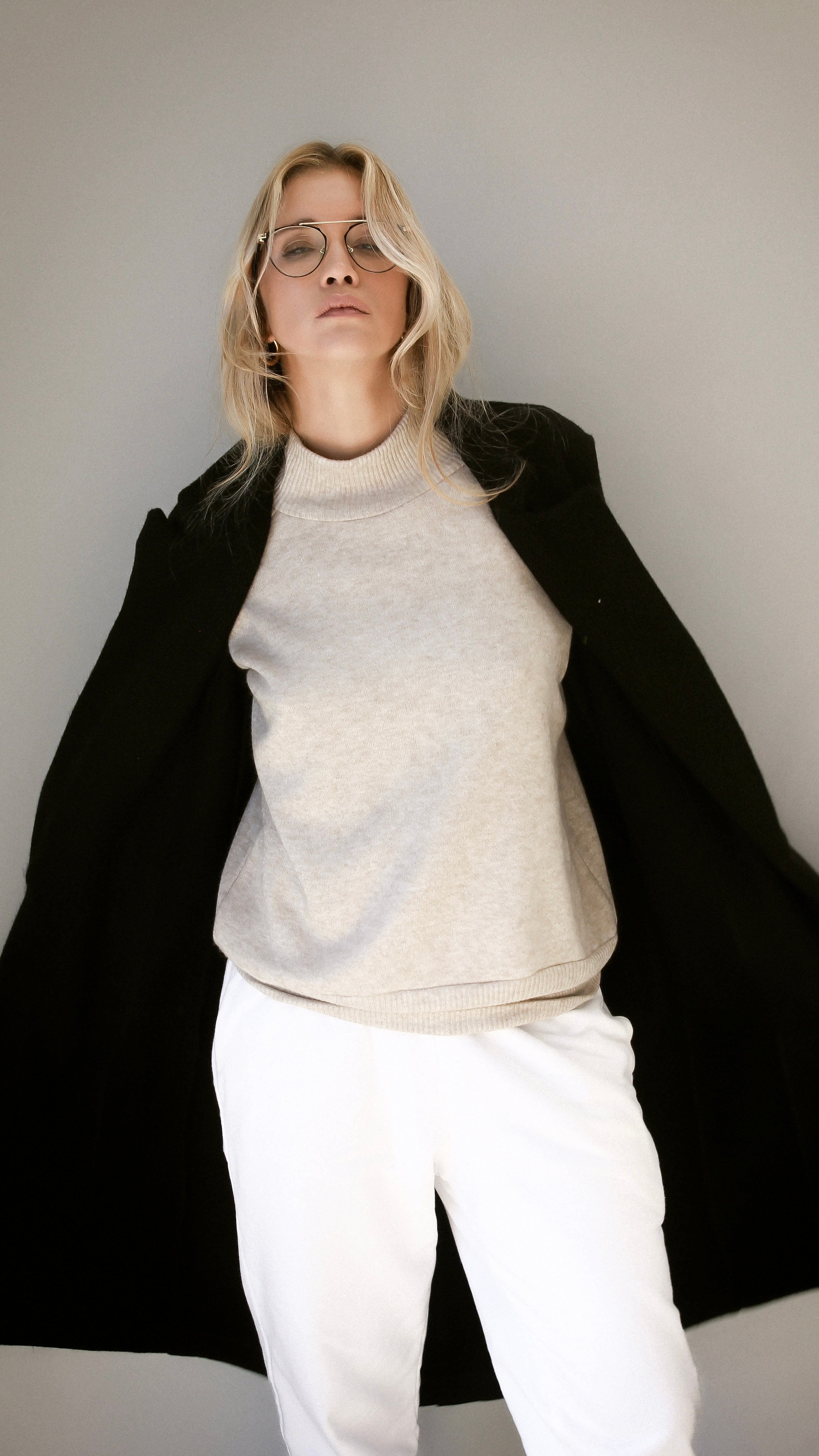 Soft Knit Turtle Neck - Jersey – Sweet Peas Handmade