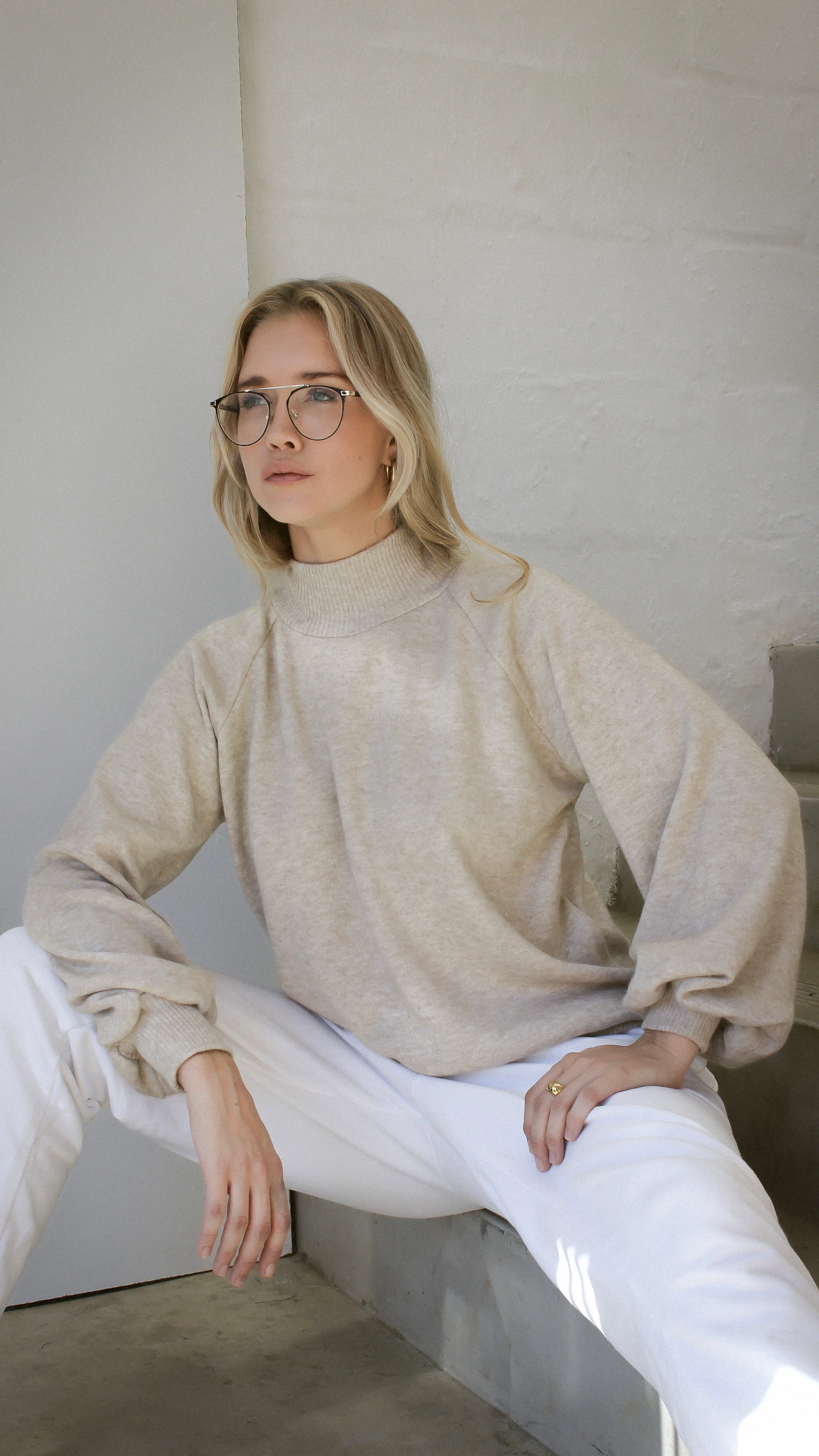 Soft Knit Turtle Neck - Jersey – Sweet Peas Handmade